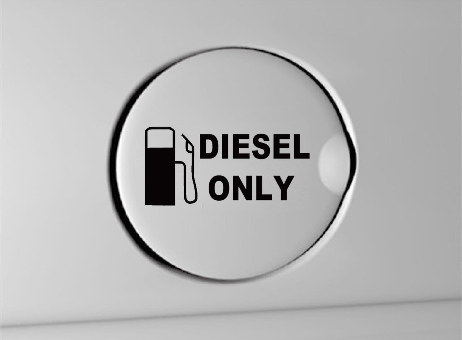 Amazon.com: XTRAYXRAY Diesel ONLY Sticker Car Fuel Tank Cover Cap ...