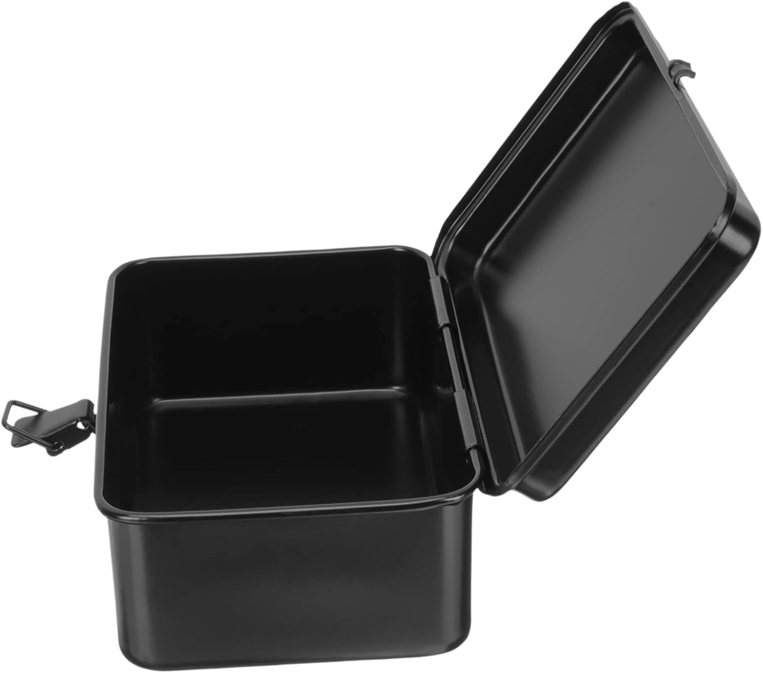 FIXOSHEE Portable Metal Tool Box Heavy-Duty Iron Storage Case Tray for ...