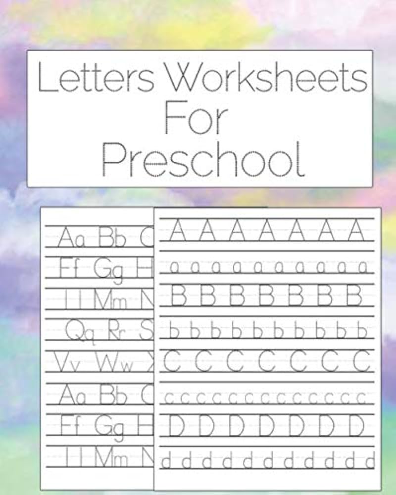 Preschool Tracing Worksheets Letter Worksheets