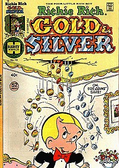 Richie Rich Gold and Silver (1975 series) #10: Harvey Comics: Amazon ...