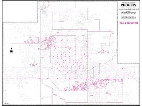 Metropolitan Phoenix Arterial and Collector Streets Tax Assessor Wall ...