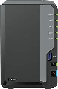 Synology DS224+ 2-Bay Diskstation NAS (Intel Celeron J4125 4-Core 2.0 ...