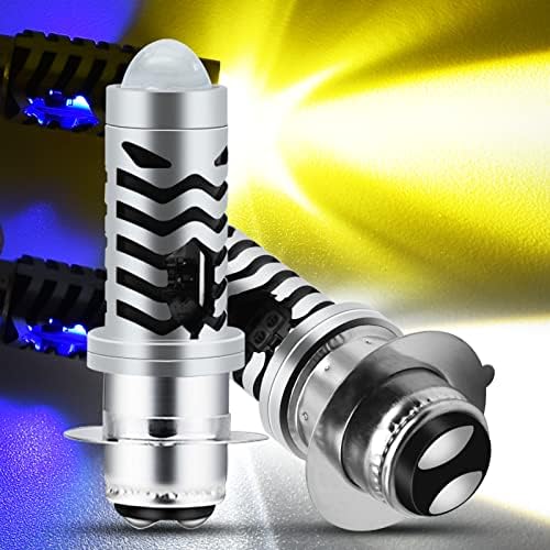 Amazon.com: HAISECA H6M LED Headlight Bulbs,Low Beam Amber/High Beam ...