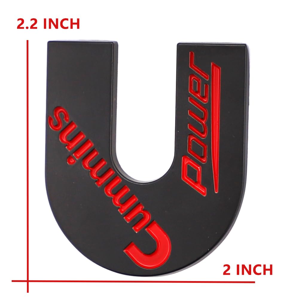 Autocollant Rouge Cummins Cummins Badge 2 Cummins Diesel Power Badges