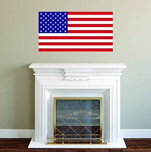Amazon.com: American Flag Wall Decal - USA Wall Sticker : Tools & Home ...