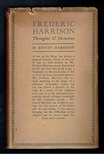 Frederic Harrison: Harrison, Austin: Amazon.com: Books