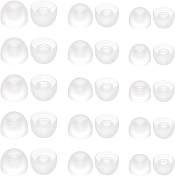 Amazon.com: 15 Pairs Silicone Ear Bud Replacement Pieces Earbuds Ear ...