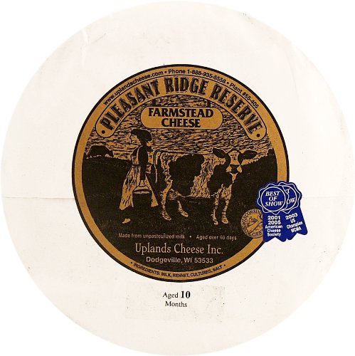 Amazon.com: Pleasant Ridge Reserve - Uplands Cheese Company - 10 lb ...
