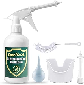 Amazon.com: Gowfeel Elephant Ear Irrigation Bottle System Ear Wax ...