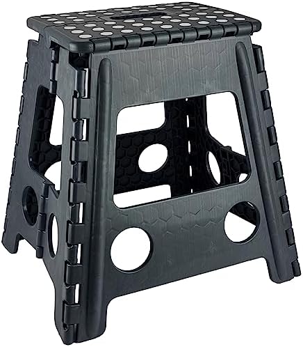 Tritthocker/Klapphocker klappbar mit Tragegriff - Stabiler Hocker bis ...