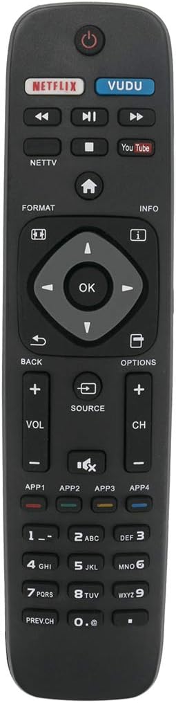 Amazon.com: NH500UP Replace Remote fit for Philips TV 50PFL5601/F7 ...