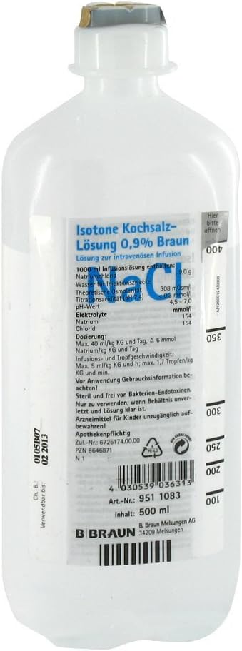 ISOTONE Kochsalz-Lösung 0,9% Braun Ecoflac Plus 500 ml : Amazon.de: Fashion