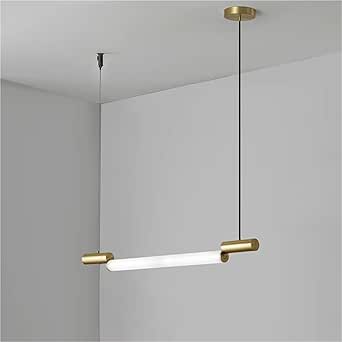 Gold Black Long Strip led Pendant lamp Modern Misalignment Rod Shape ...