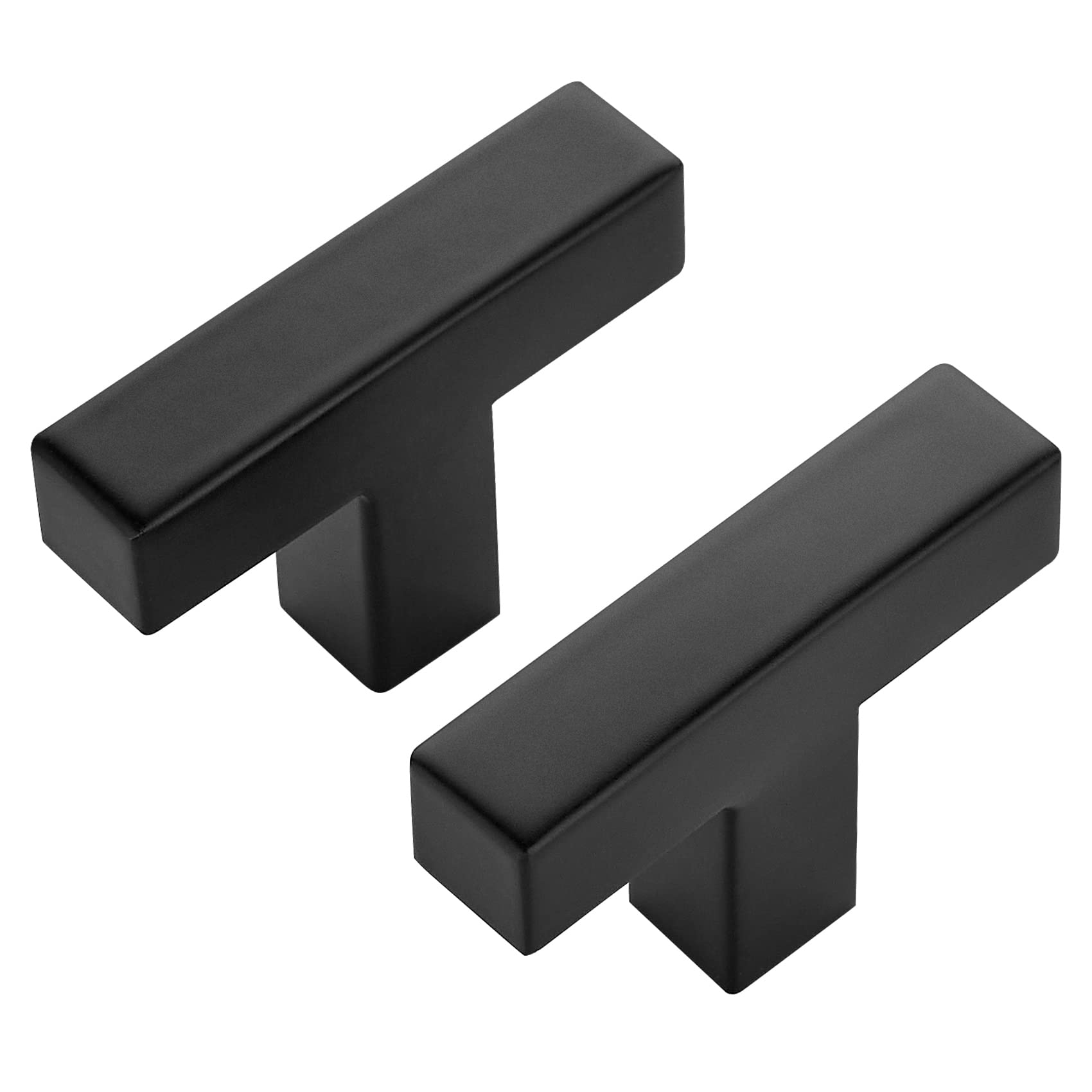 Ravinte 5 Pack Black Square Bar Cabinet Knobs 2 Inch | Desertcart GB