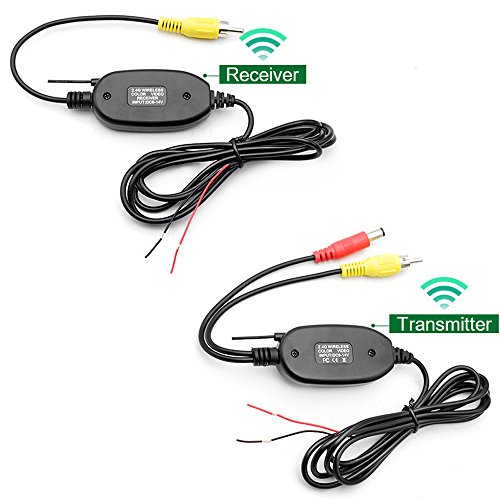 Kalakass 2.4GHz Wireless Video Reversing Camera RCA Video Transmitter ...
