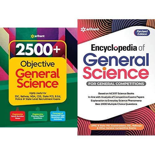 Buy Combo Set of 2500 + Objective General Science with 14000+ Chapterwise Questions Objective ...