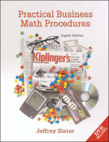 Practical Business Math Procedures: Slater: 9780072967135: Amazon.com ...