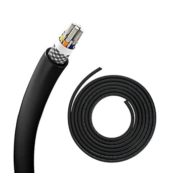 16AWG 1.5mm² Shielded Chain CNC Wire (12FT) UL2464 Tinned Copper Core ...