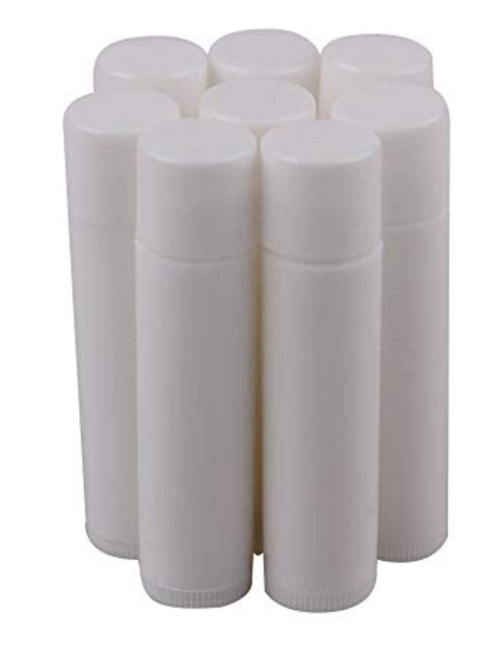 50PCS 5ml Empty Refill White Plastic Lip Gloss Balm LipStick Tubes ...