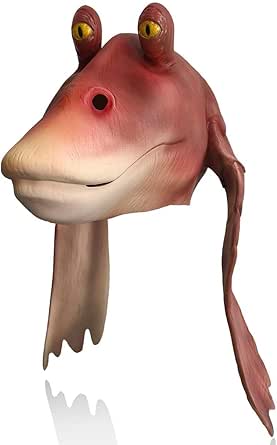 Amazon.com: TqbSylvambre Jar-Binks Mask Halloween Cosplay Costume ...