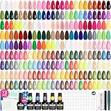 ・ブランド:VANREESA・製造元:VANREESA・【内容物】このジェルネイルポリッシュセットには、カラージェルネイルポリッシュ×55、ベースコート×1、トップコート×4、カラー見本ドット×3、ネイルファイル×1、ネイルバッファー×1、...