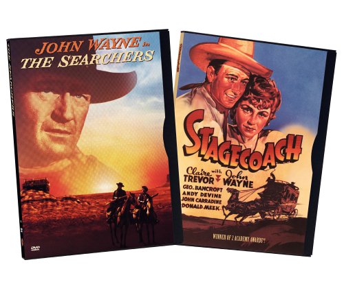 Amazon.com: The Searchers / Stagecoach : John Wayne, Jeffrey Hunter ...