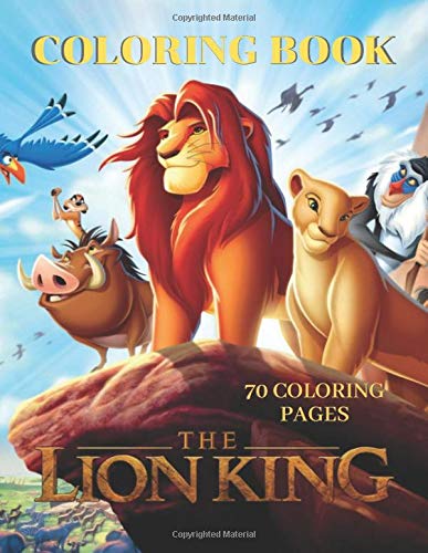 Buy The Lion King Coloring Book 70 Coloring Pages: The Lion King ...