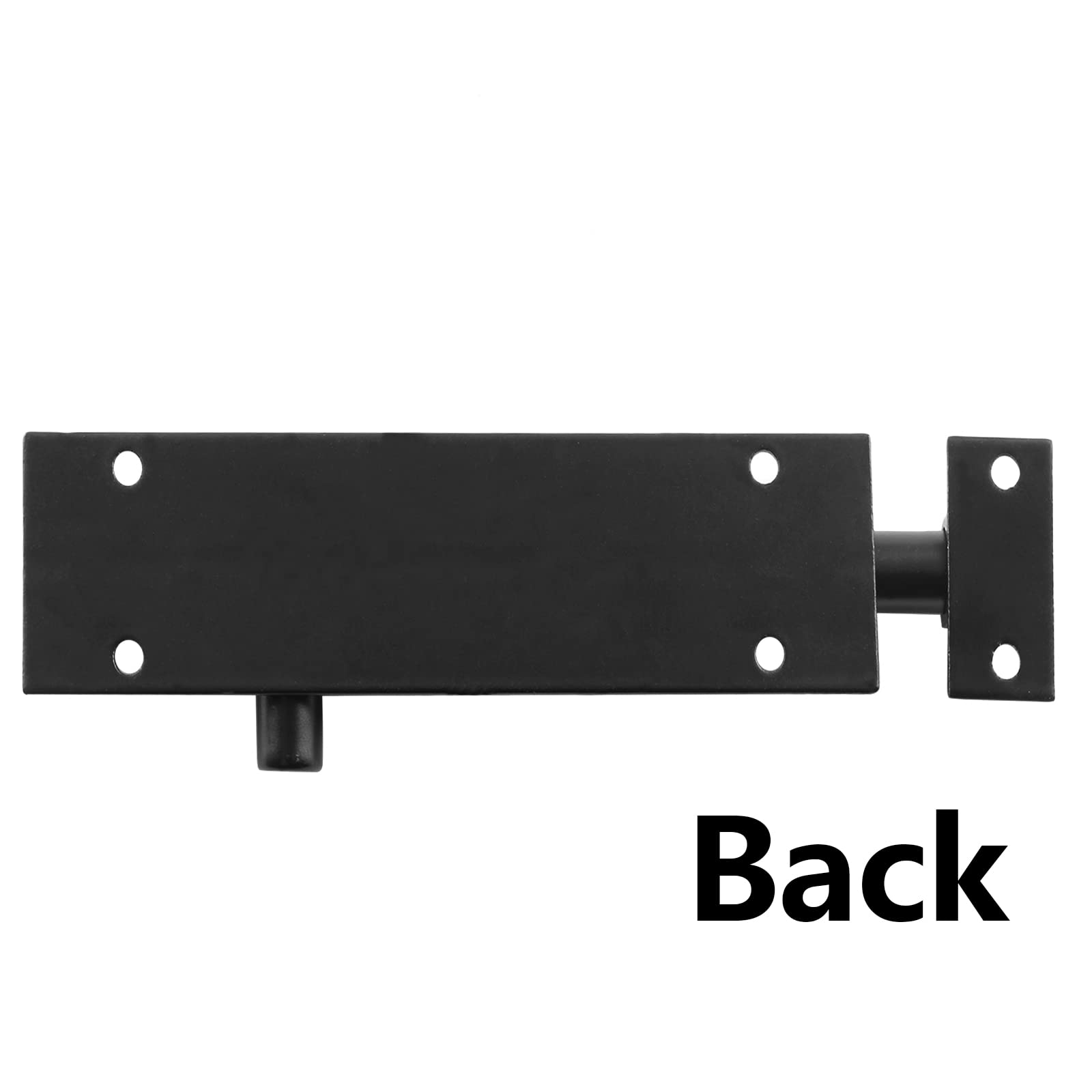 Snapklik.com : BokWin 5Pcs Black Slide Bolt Latch Lock 4 Inch Black ...