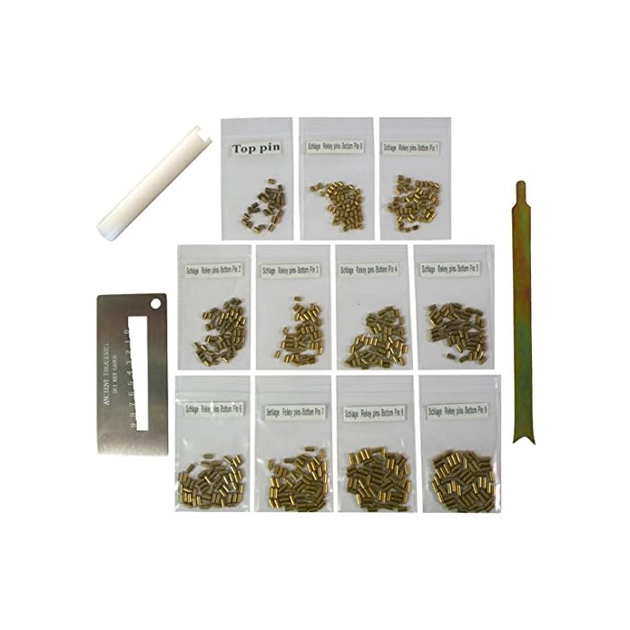 Buy SC1 / SC4 Compatible Keyway Re-Key Kit Bottom Pins #0 to #9 with 50 ...