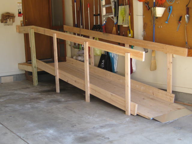 Wooden Handicap Ramp Plans Handicap Ramp Completed!!#handicapramp