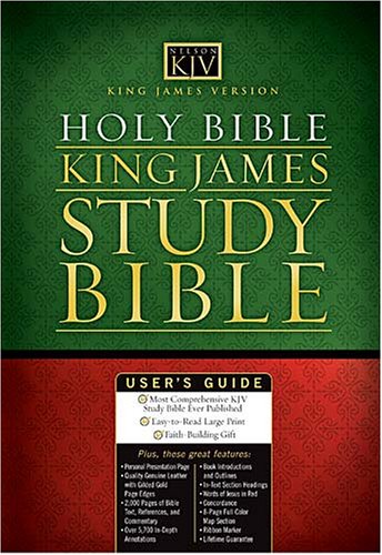 Holy Bible King James Study Guide Personal Size: KJV TRANSLATION ...