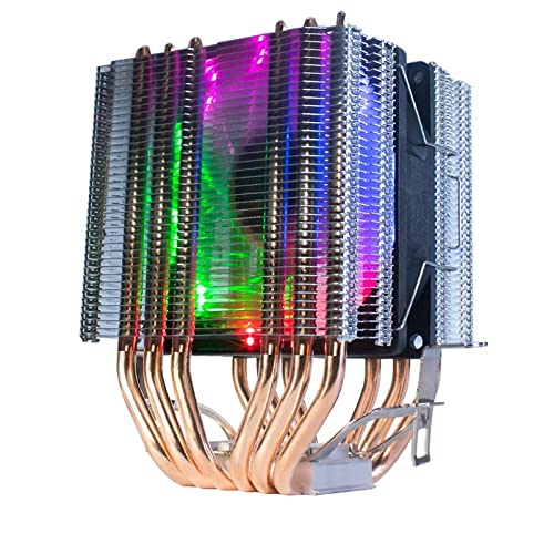 C'EsTBon Pure Copper 6 Heat Pipe CPU Radiator 90MM 4PIN PWM Silent Fan ...
