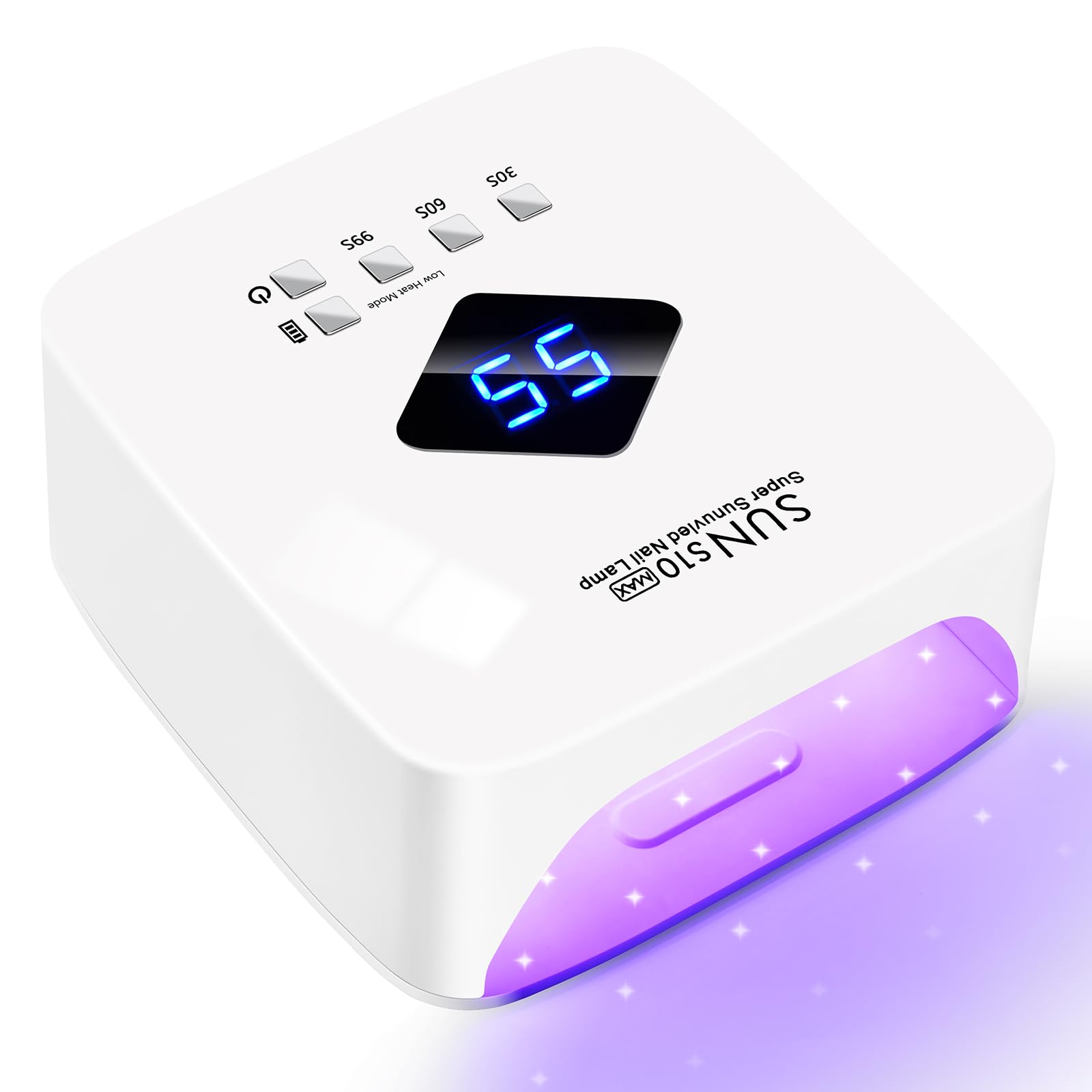 Amazon.com: Cordless Rechargeable UV LED Nail Lamp, LKE 86W UV Light ...