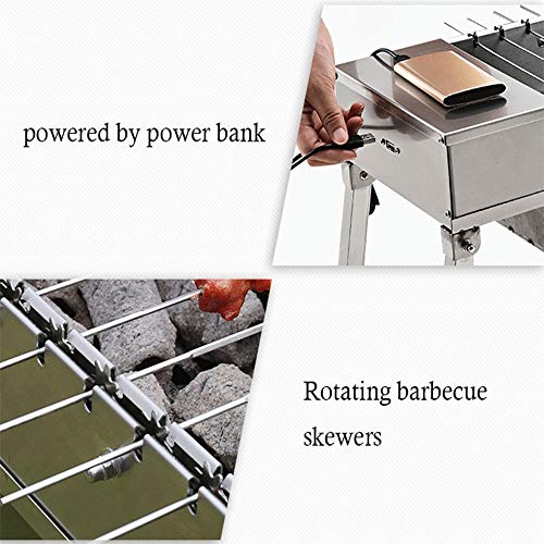 ZCF Household usb electric charcoal grill/Automatic flip barbecue stove ...