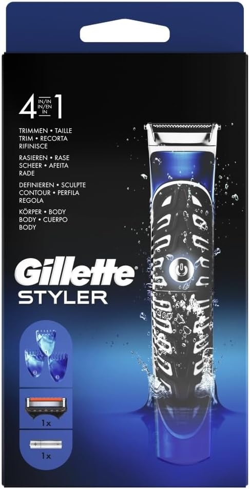 Gillette Proglide Styler 4-in-1 Clipper with 3 Interchangeable Combs ...