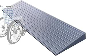 Amazon.com: BERWDUXA Rubber Threshold Ramp 2 Inch Rise, Lightweight ...