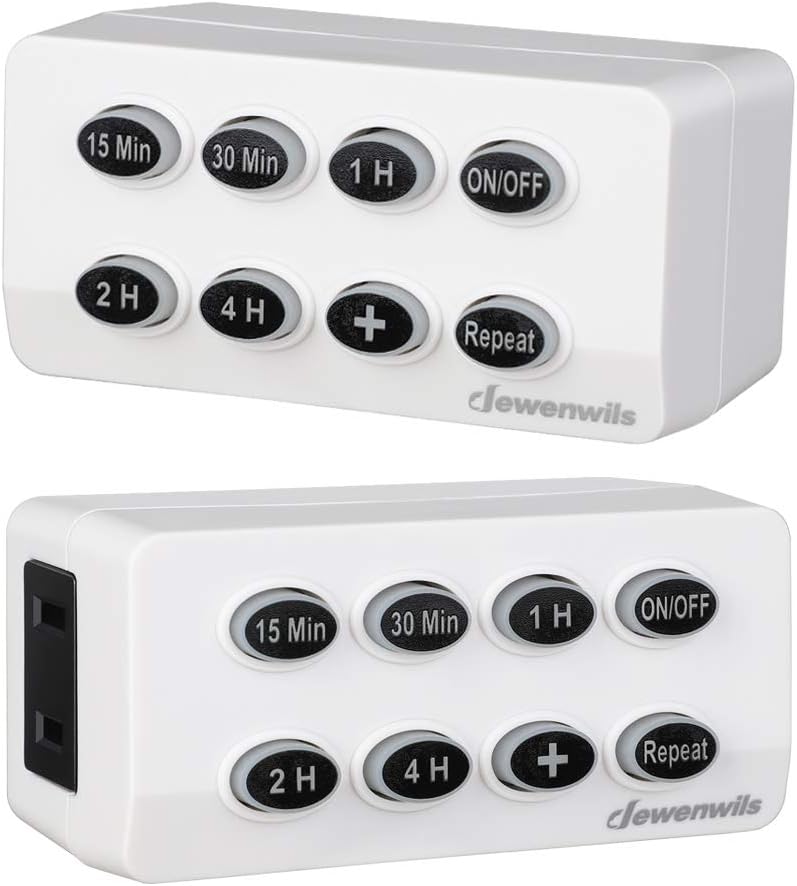 DEWENWILS Indoor Countdown Timer with Repeat Function and Lit Up ...