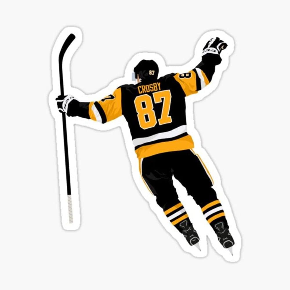 Amazon.com: Sidney Crosby Sticker,Hockey Stickers for Kids, Adults ...
