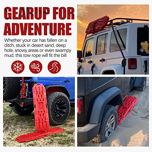 BUNKER INDUST Off-Road Recovery Tracks with Jack Lift Base - Traction ...