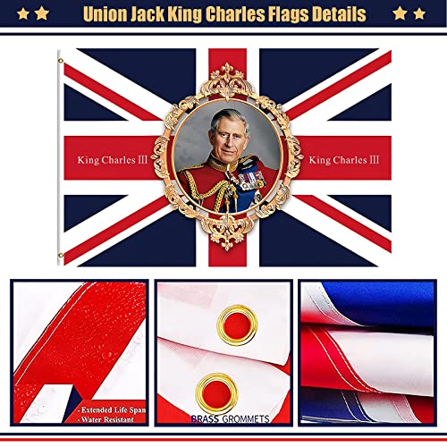5ft x3ft Queen Platinum Jubilee Flag Union Jack Flag British ...