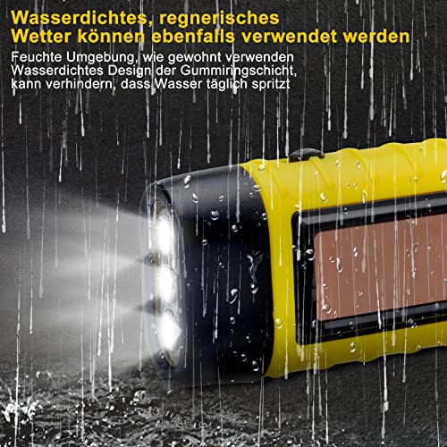 Hand Crank Rechargeable Torch Solar LED Torch Torch Crank Dynamo Torch ...