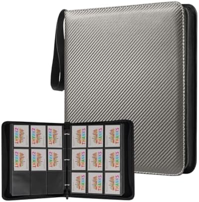 Amazon.com: 900 Pockets Card Binder, Trading Card Binder with Zipper ...