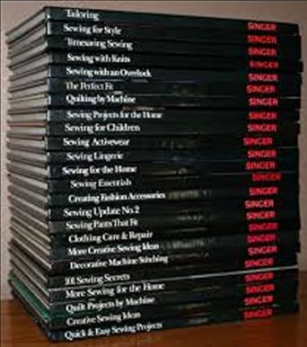 Singer Sewing Reference Library: 26 Volume Set: Cy DeCosse: Amazon.com ...