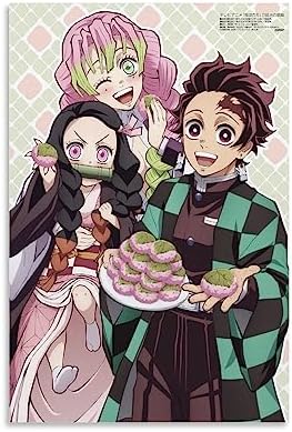 Amazon.com: Mitsuri - Póster de Kanroji Kamado Nezuko con estampado ...