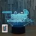 SUPERIORVZND 3D Train Lamp Night Light Remote Control Power Touch Table ...