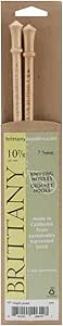 Amazon.com: Brittany SP1010.8 Single Point Knitting Needles 10"-Size 10 ...