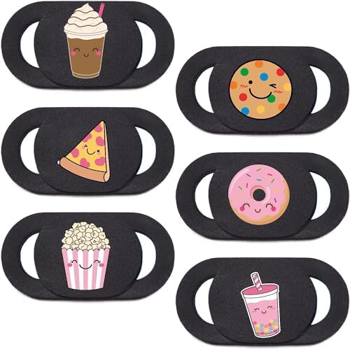 Mizi Webcam Privacy Cover Slide [6 Pack], Cute Camera Blocker Sticker ...