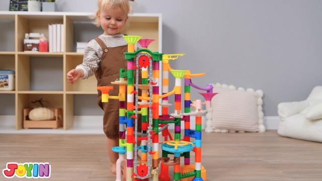 Watch Joyin 236 Pcs Elevator marble run toy Sets on Amazon Live