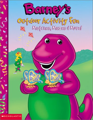 Barney's Outdoor Activity Fun: Matches, Mazes & More : Amaral, Gayla ...