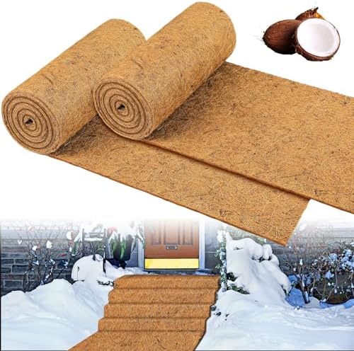 Amazon.com: Tinideya 288 Inch Wide Coconut Fiber Mat Winter No Slip Ice ...